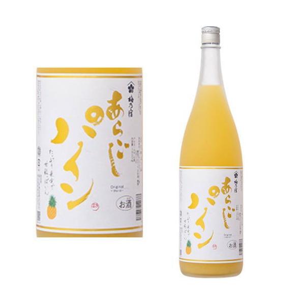 季節限定！梅乃宿 あらごしパイン！南国の太陽を思わせるようなフレッシュ感を持つ、鮮やかなイエローが特徴的なパインのリキュールです。絶妙な甘味酸味のバランスとパイン特有の繊維感が、果実そのもののジューシーさを感じさせます。ロックで呑めば、果実...