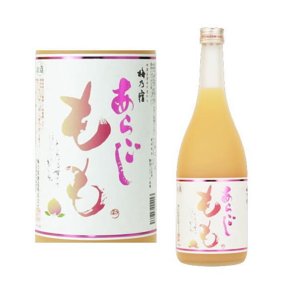 梅乃宿 あらごしもも日本酒とたっぷりの桃が溶け合った、やさしいリキュール。太陽を浴びて育った甘くみずみずしい国産の白桃だけを惜しげもなく使用した、果実感あふれるリキュールです。皮を剥いてピューレ状にすりつぶした白桃をさらに丁寧に裏ごしして日...