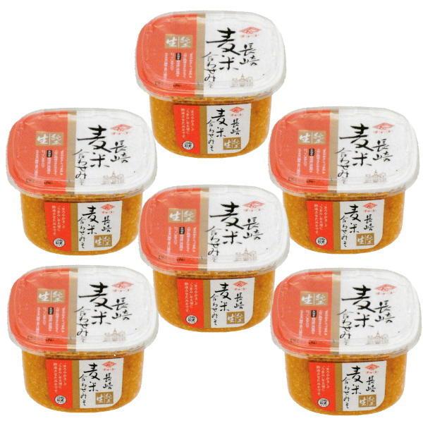 【当店の在庫不足分は、毎週木曜日に入荷されます。】長崎米麦合わせみそは、国産はだか麦と米のふたつの風味が楽しめる純正の麦米合わせみそです。まろやかさと旨味を大切に熟成させた後に熱処理を行っていませんので味噌本来の風味と香りが際立った美味しい...