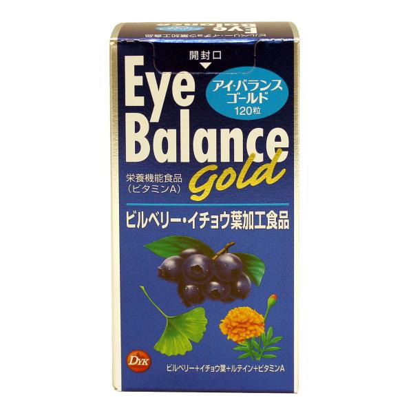 【在庫限り】賞味期限少しのためご了承ください。【賞味期限】2024年9月アイバランスゴールドは、北欧産の野生種のビルベリーエキスをはじめ、イチョウ葉エキス、ルテイン、ビタミンA、D、Eを配合した栄養機能商品（ビタミンA）です。アイバランスゴ...