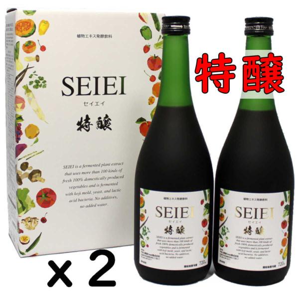 やまと酵素 セイエイ 特醸（とくじょう）は、新鮮な100数種類の野菜、果実、海藻、きのこ類、穀物類、民間植物などに黒糖、善玉菌の好きなオリゴ糖や甜菜糖を加え麹菌、酵母、乳酸菌などの有用微生物を用い栄養素を抽出した植物エキス発酵ドリンクです。...