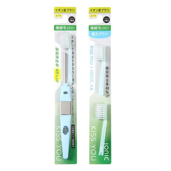 ○ブラシ特徴極先細毛で歯や歯ぐきの間、歯周ポケットに届きやすく、歯周病予防に効果的です。最初の1本にオススメ！○本体特徴 電池チェッカー内蔵毛先を軽く濡らして、ターミナル（銀色の部分）に手のひら又は、指が触れた状態でブラッシングするだけで、...
