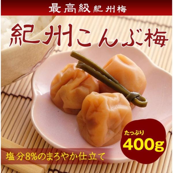 薄皮でふくよかな果肉の紀州産の完熟南高梅にコクのある北海道日高産の昆布を加え、口当たりまろやかな味わいに漬け込み、一粒一粒丹念に仕上げました。昆布独特のぬめり成分のフコイダンやアルギン酸など、食物繊維たっぷりでミネラルの豊富なアルカリ性食品...