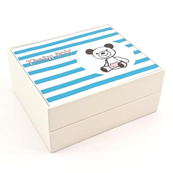 商品名TEETH BOX 白 ベア材質プラスチック、布、木(メープル＆マホガニー)サイズ(約)縦8.6×横10.1×高さ4.6cm生産国日本製(和歌山県、紀州漆器)抜けたかわいい乳歯を1本ずつ大切に保管♪あなたはどのデザインの小さな宝箱で思...
