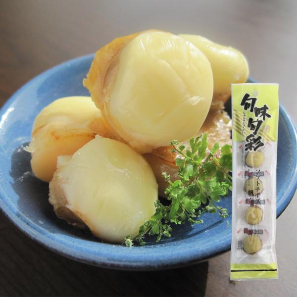 帆立とチーズのおいしいコラボレーション！ほたての優しい甘みは、おつまみだけでなく、お子様のおやつにもお勧めです。