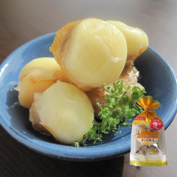 ほたてとチーズの相性がとても良い商品です。ほたての優しい甘みは、おつまみだけでなく、お子様のおやつにもお勧めです。