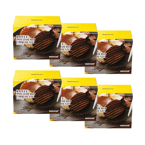 北海道のジャガイモをやさしくチョコでコーティングしました■原材料名:ポテトチップス（国内製造）（じゃがいも〈遺伝子組換えでない〉、植物油脂、食塩）、砂糖、ココアバター、カカオマス、全粉乳/乳化剤（大豆由来）■内容量:1個　　190g　6セッ...