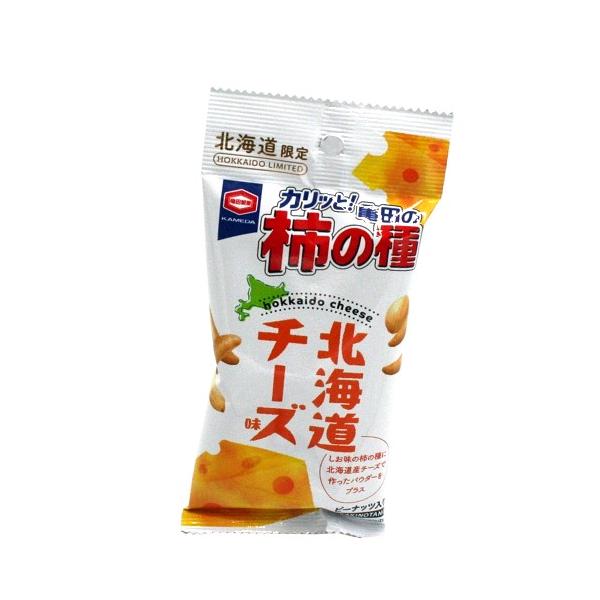 北海道限定！！！しお味の柿の種に北海道産チーズで作ったパウダーをプラスしました！！！■原材料：ピーナッツ（ピーナッツ（中国産）、植物油脂、食塩）、米粉（うるち米（国産））、でん粉、しょうゆ、はっ酵調味料、砂糖、食塩、ホエイパウダー、チーズパ...