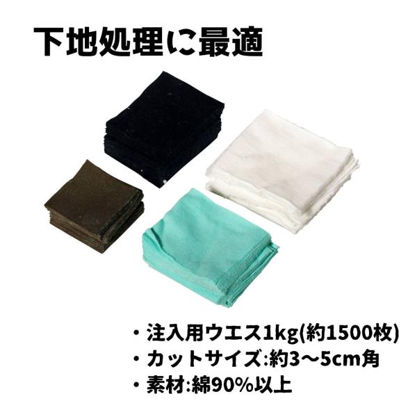 内容量:1kg(約1500枚)素材:綿90％以上カットサイズ：約3〜5cm角色の指定は承れません。