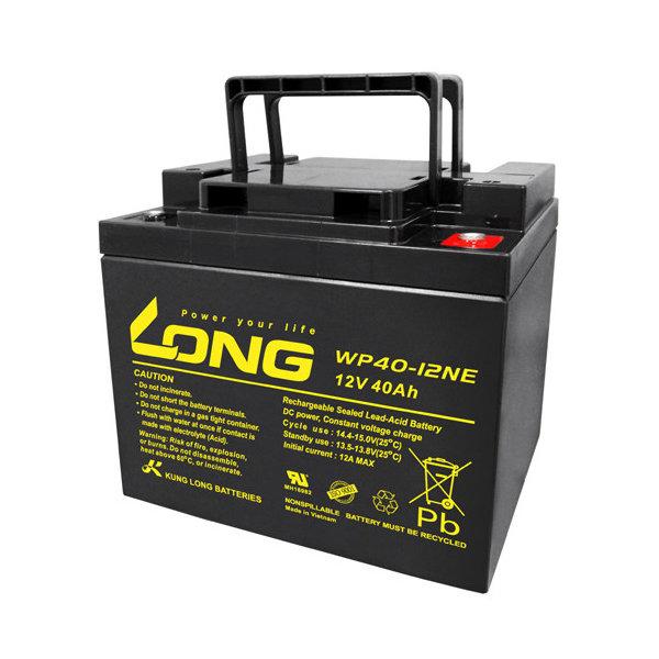 ●サイズ(長さ×幅×高さ)：199×166×171mm<br>●重量：13.5kg<br>●公称電圧：12V<br>●5秒間耐電流特性：480A<br>●20時間率容量：40Ah<br&...