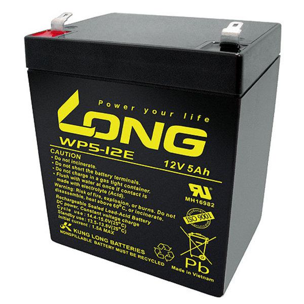 ●サイズ(長さ×幅×高さ)：90×70×107mm<br>●重量：1.9kg<br>●公称電圧：12V<br>●5秒間耐電流特性：75A<br>●20時間率容量：5Ah<br>●内...