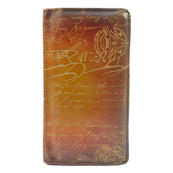 ベルルッティの小銭入れ付き長財布 エベネです。美しいパティーヌに豪華なゴールデンパティーヌです。こちらの商品は一般的な使用感はございますが特に目立つ様な大きなダメージはございません。外観はスレ、スレ傷、角スレ、しわ、よれゴールデンパティーヌ...