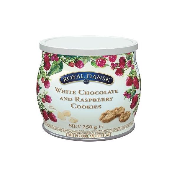 3,980円以上で全国送料無料　ロイヤルダンスク　ホワイトチョコ＆ラズベリークッキー【輸入食品】　