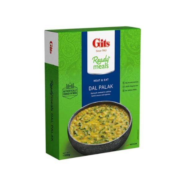 Ｇｉｔｓ　ダルパラック（ほうれん草と豆のカレー）中辛　レトルトパウチ　輸入食品　