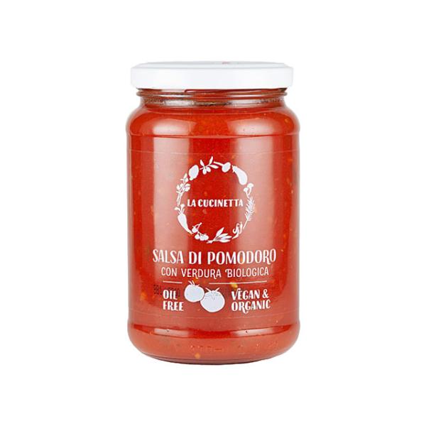 ラ・クチネッタ　有機トマトたっぷりソース　３５０ｇ　カーサ・モリミ　カーサモリミ　輸入食品　