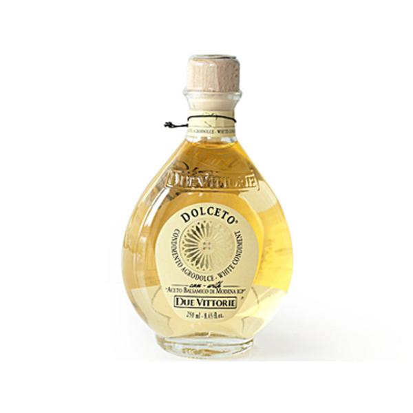 ドゥエ・ヴィットーリエ　ホワイトバルサミコ・ドルチェート　 輸入食品