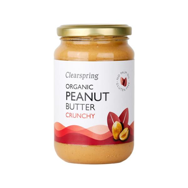 クリアスプリング　有機ピーナッツバター・クランチ　輸入食品