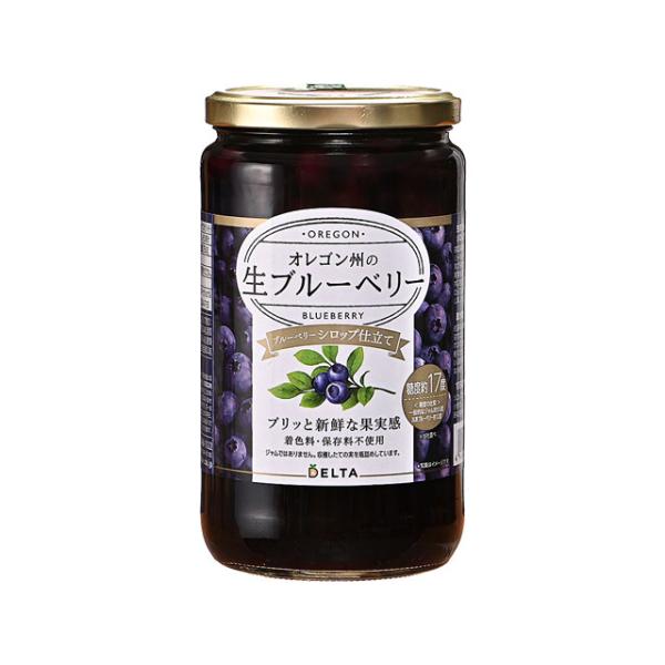 3,980円以上で全国送料無料　デルタ　オレゴン州の生ブルーベリー　デューク種　シロップ仕立て　輸入食品