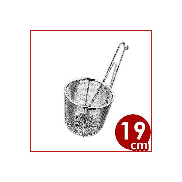 サイズ：Φ190×高さ145mm×柄の長さ175mm　材質：18-8ステンレス網目：10メッシュ003014001