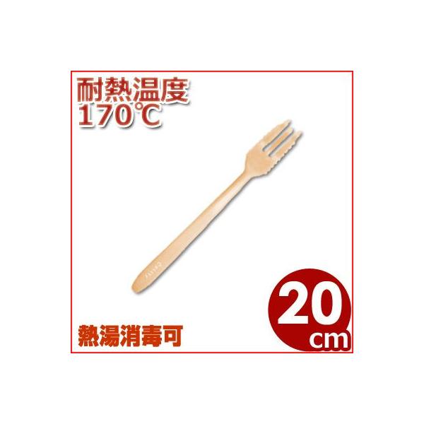 サイズ：全長203mm 幅28mm重量：20g材質：ハンドル…シリコーンゴム、フォーク…シリコーンゴム、芯…ナイロン6生産国：日本耐用温度：ハンドル…-20〜200℃、フォーク…-20〜200℃、芯…-20〜170℃食器洗浄機対応煮沸消毒可...