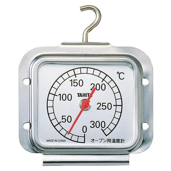 ・本格的な料理をする方に。・オーブン内に取り付けOK。・最高300℃まで測定。【仕様】表示範囲　0~300℃最小目盛　10℃商品寸法(質量)　奥行33×幅70×高さ85mm(約46g)製造国　中国