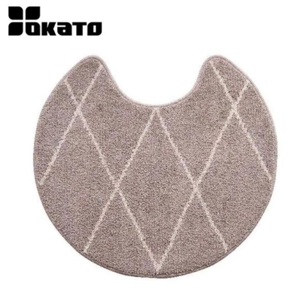 ナチュラルな北欧デザインでお部屋の雰囲気に馴染みやすい。滑り止め加工付きで快適にお使いいただけます。丸洗いOKなのでいつでも清潔に保てます。サイズ：約55×60cm材質：パイル部/ポリエステル100％原産国：中国