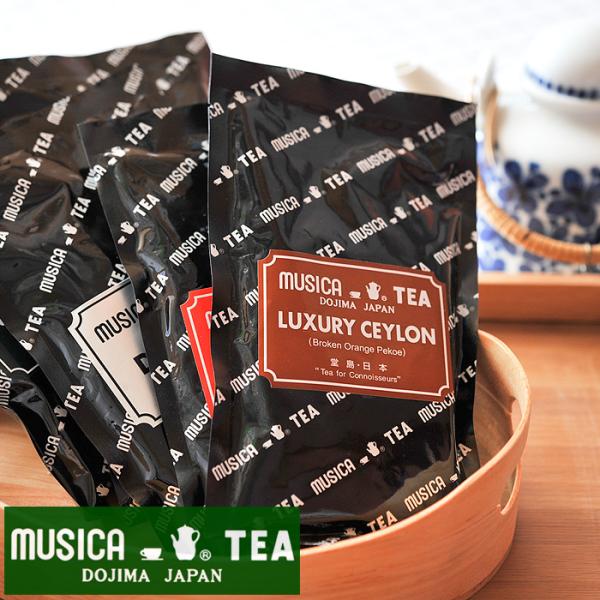 MUSICA TEAは、紅茶好きの方のために選ばれた紅茶です。【仕様】原材料：紅茶内容量：100g原産国：スリランカ ※直射日光、高温多湿を避けて保存してください。開封後は特に湿気等に注意してキャディー缶に移すようにしてください。 ※賞味期...