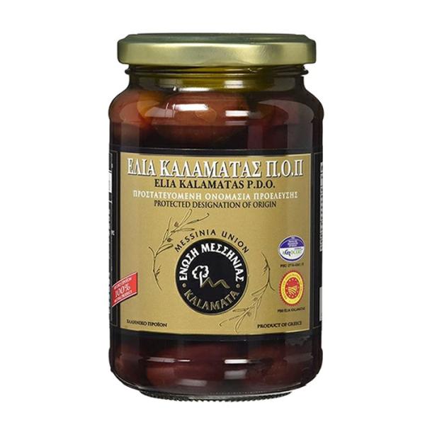 KALAMATA PDO Kalamata Olivesギリシャで最も有名なカラマタ種をつかったオリーブです。オリーブの苦みや渋みを取り除く際に苛性ソーダ等の薬品を一切使用せず、食塩水に漬け込み発酵・熟成させる昔ながらの伝統的な方法を採用し...