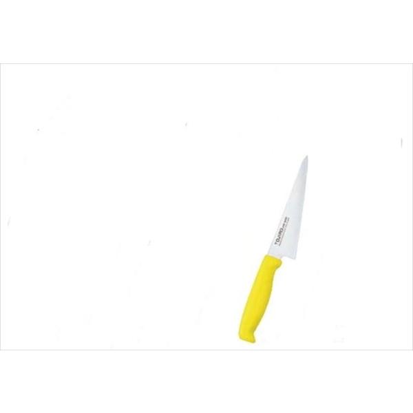 【仕様】サイズ：15cm全長：295mm質量：125g背厚：2.5mm材質：刀身/モリブデンバナジウム鋼   ハンドル/エラストマー樹脂（ノバロン銀系無機抗菌剤配合）   耐熱温度/115℃　＜特長＞●ハンドルは抗菌加工が施され、衛生管理に...