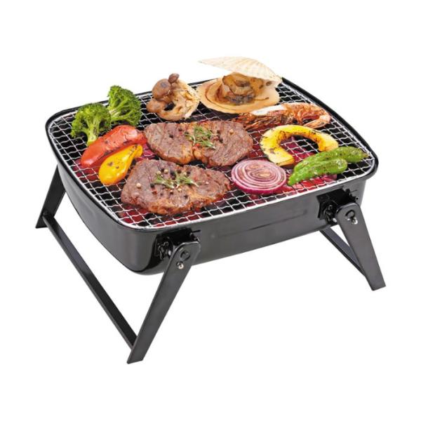 BBQ・焚き火・オーブン・スモークなど多彩に使えるマルチグリル。フタと本体は耐久性に優れたほうろう加工。脚を開閉するだけで簡単に組立・収納ができます。・製品サイズ(約)：幅370×奥行320×高さ300mm・収納サイズ(約)：幅370×奥行...