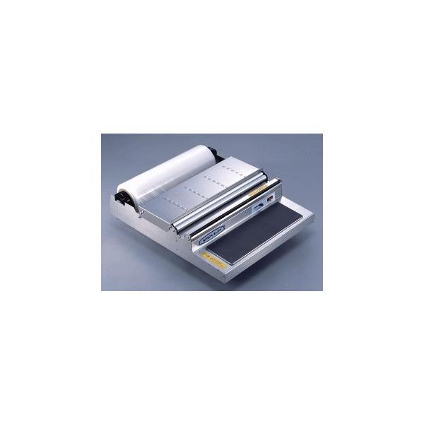 ■本体：鋼板製■機械サイズ：W474ｘD590ｘH145mm■電源：100V・50/60Hz ■消費電力：165W■熱板温度制御：位相制御■最大フィルム巾：450ｍ/ｍ（最大紙紙管巾：466ｍ/ｍ）(1)熱板に熱伝導率の異なる2枚の金属板を...