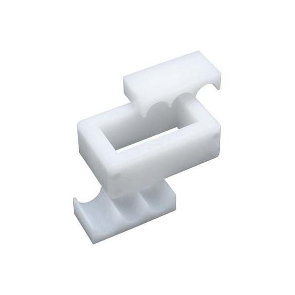 ●住友 一体型俵むすび型　3ケ取●品番：TWIT3●取り数：3ヶ●材質：ポリエチレン●内側の四角はR4mmです。●耐熱温度：70℃●出来上りサイズ：Ф35x60●米飯量：1個当り60g●一体型のため隙間が無く衛生的で・消毒が簡単です。　上型...