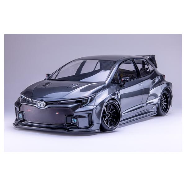 ■直径：436mm■全幅：フロント 198mm / リア 194mm■全高：133mm■ホイールベース：258mm製品内容ボディー本体（一体型）、インナーライトパーツ、ウイングパーツ、フレックスGTミラー、ステッカーシート、キングマスシート...