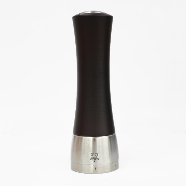 天然木とステンレスのコントラストが美しい現代的デザイン。プジョーが世界特許を持つ挽目調整機能Uセレクト搭載。サイズ：21cm材質：ブナ材＋ステンレス