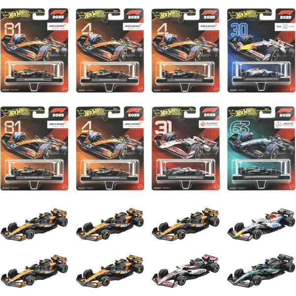 【発売日：2026年03月21日】ホットウィールからFormula 1(R)の1:64スケールのダイキャストカーが登場！「マネーグラム ハース」「ビザ・キャッシュアップ レーシングブルズ」「メルセデス-AMG ペトロナス 」「マクラーレン」...
