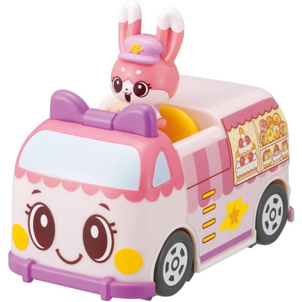 【発売日：2023年10月21日】「ゴー!ゴー!びーくるずー」に登場するミミィとキュルン(おかしのくに編)がおしゃべりびーくるずーに登場!手転がしでキャラクターのおしゃべりや色々なサウンドが楽しめます。キュルン(ビークル)本体の電源をONに...