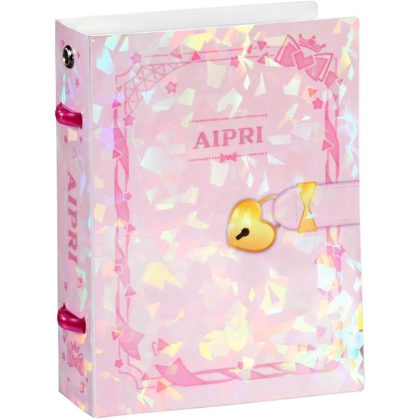 【発売日：2025年04月03日】キラキラがかわいい、ダイアリーデザインのカード収納アイテム♪持ち運びに便利なサイズで、リフィルはワンタッチで簡単着脱できる!キラキラがかわいい、ダイアリーデザインのカード収納アイテム。持ち運びに便利なコンパ...