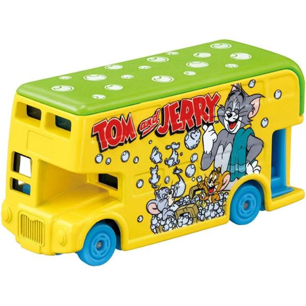 【発売日：2025年04月19日】ドリームトミカに「トムとジェリー」のラッピングバスが登場！「トムとジェリー」のレトロなポスターアートやコミックアートがラッピングされたトミカです。【セット内容】本体(1)発売日：2025年4月19日対象年齢...
