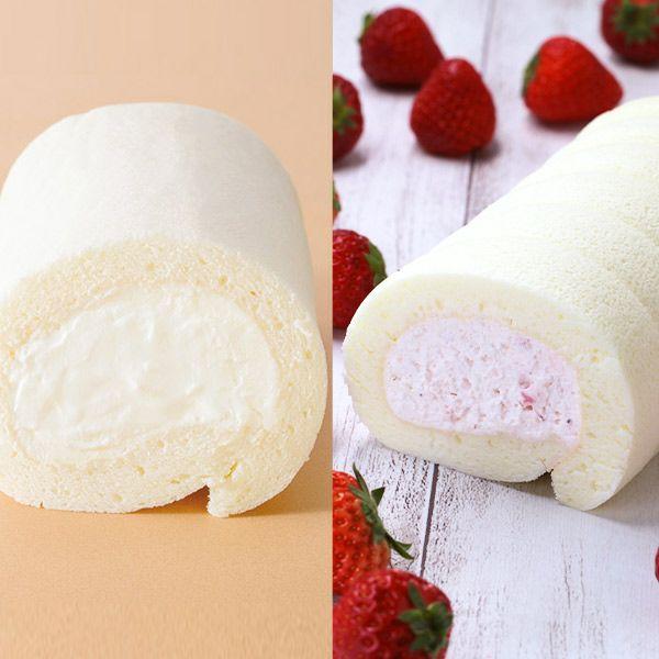 《山形県産いちごがたっぷり！純白ロールケーキ》★2024年4月18日放映「櫻井・有吉のTHE夜会」で紹介されました！もちっとしっとり、シュワッとミルキー…発売以来、不動の当店人気No.1スイーツ「ほわいとぱりろーる」と、山形県産とちおとめを...