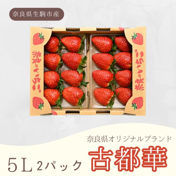 ■商品詳細・商品名：奈良県産 古都華いちご・品種　：古都華・内容量：2Lサイズ（8粒入り）×2パック　※大きさ・形は生育状況や時期により多少異なります・産地　：奈良県生駒市■特徴・こだわり古都・奈良で生まれた希少品種「古都華」は、果皮はツヤ...