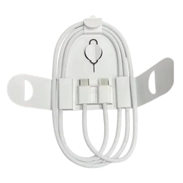 アイフォン15シリーズやアンドロイドタイプC端末で使用可能な編み込みケーブルType-C to Type-C ケーブル  (simピン付き)●急速充電対応60W PD 急速充電可能急速充電をご利用する場合は、対応している充電アダプタをご使用...