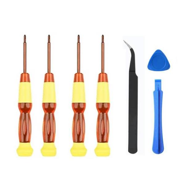 Nintendo Switch Joy-Conなどの修理、分解に使えるドライバーや工具のセットです。【セット内容】・Y字ドライバー（Y1.5）・Y字ドライバー（Y2.0）・プラスドライバー（+1.5）・プラスドライバー（+2.0）・ピンセッ...