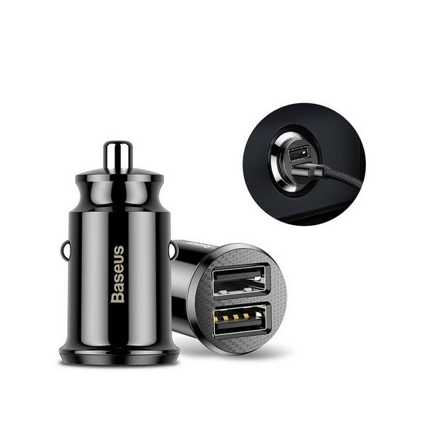 車載充電器2台同時充電対応 3.1A電流 急速充電 ハイスピードで効率の良い充電が可能です。LEDライトを搭載していて、夜間でもすぐにコネクターの場所がわかります。車体、デジタルデバイスを完璧に守ります。 【カラー】 ブラック、ホワイト【出...