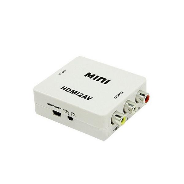 【商品内容】本体／電源供給用miniUSB-USBケーブル（家庭用コンセントを使用する場合は、別途USB-ACアダプタが必要です）【商品説明】●HDMIの映像信号をコンポジット出力（RCA）に変換することができます。●NTSC/PAI出力の...