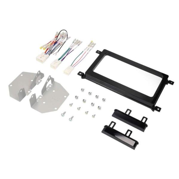 エーモン工業 オーディオナビゲーション取付キット Y2447【セット内容】2DINワイド変換パネル・・・1個・ワイドパネル(L・R)・・・各1個・ブラケット(L・R)・・・各1個オーディオハーネス(10P)・・・1個・オーディオハーネス(6...
