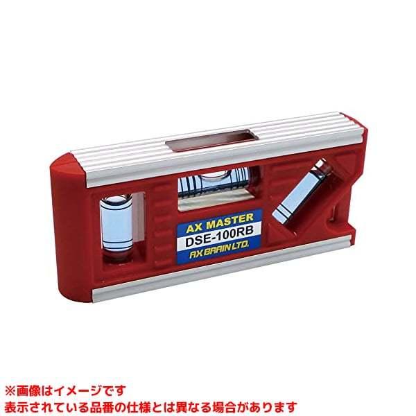 DSE-100RB (注文No.100050)ボディカラーと気泡管カラーが選べます!! ・アルミ合金押出材硬化処理 ・ABS樹脂カバー ・6本線アクリル気泡管 本体：レッド 気泡管：ブルー サイズ(巾×高さ×長さ)：16.0×43.0×10...