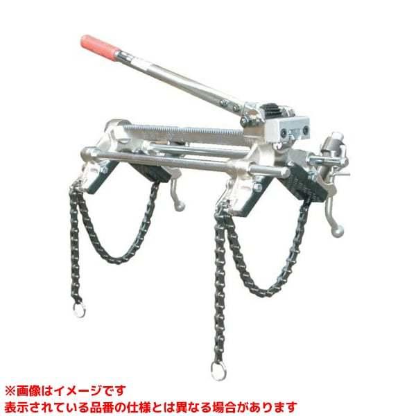 PIM200-R (注文No.131991)ヒット　パイプ挿入機 R型　PIM200R 塩ビ管のゴム輪形・接着形・T型ダクタイルの鋳鉄管の 挿入作業が確実・スムーズに行うことができます。 戻り止め機能で、接着剤が乾くまでしっかり保持し ユニ...