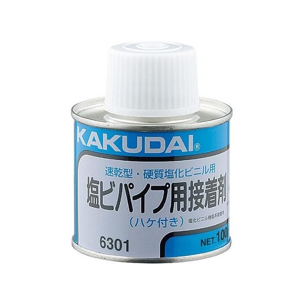 塩ビパイプ用接着剤(100g入・ハケつき)品番:6301箱 / 梱:20 / 120JAN:4972353630103総合カタロク?:P.473 説明文:●塩ビパイプ、トイ用速乾性接着剤●フタ裏ハケ付き