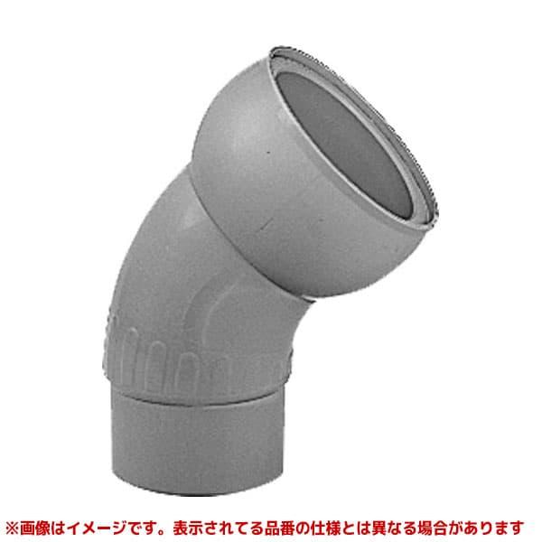 45STFT125接着受口自在曲管　下流側VUパイプ内径接合　　自在角度15度 ・品番：45STFT125・呼び径：125