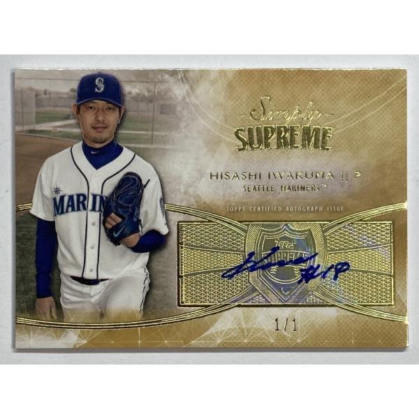 【1/1枚限定】岩隈久志直筆サイン 2014 Topps Supreme Simply Supreme Gold Parallel Auto